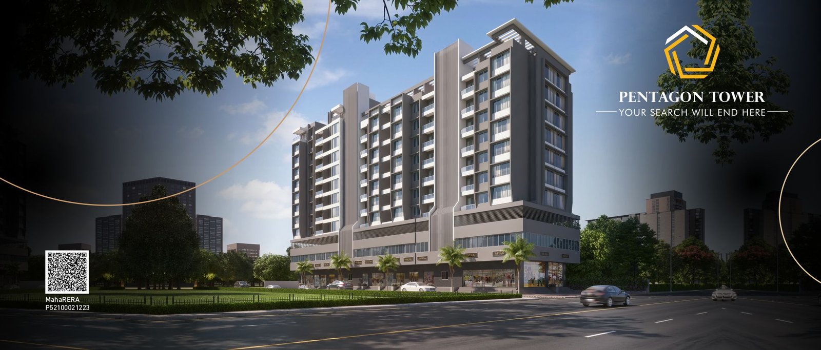 Pentagon Tower - Raichandani